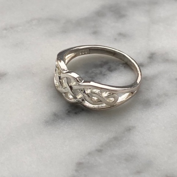 925 Sterling Silver | Jewelry | Vintage Sterling Silver Celtic Weave ...